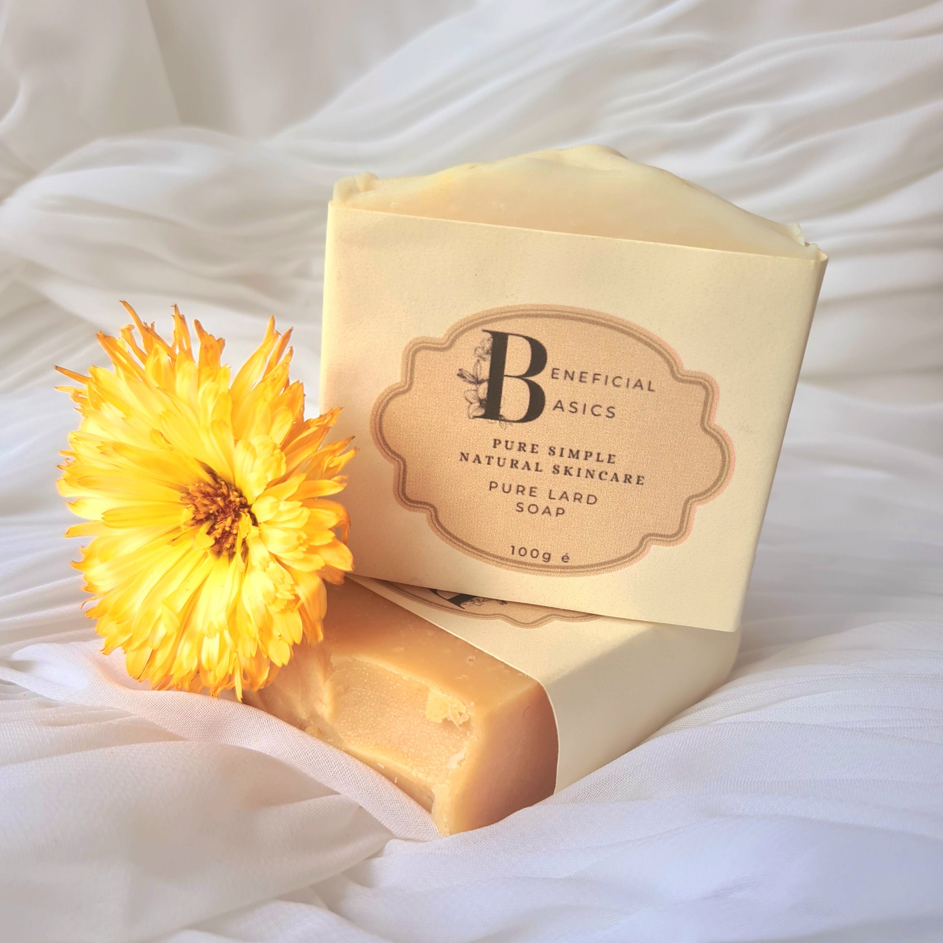 Pure Lard (Pig) Soap – Beneficial Basics Skincare